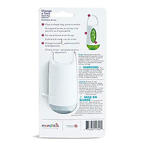 Munchkin Arm & Hammer Diaper Bag Dispenser & Bags - Purple