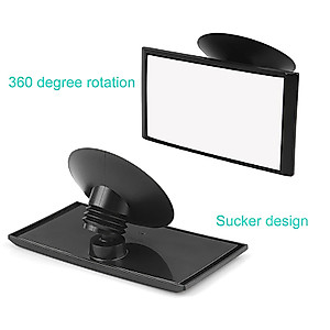 Practical Baby Rear seat Mirror Mirror car Suction Cup Rear View Mirror with Rear View Child Safety Rear View Adjustable Baby Mirror for The car Interior