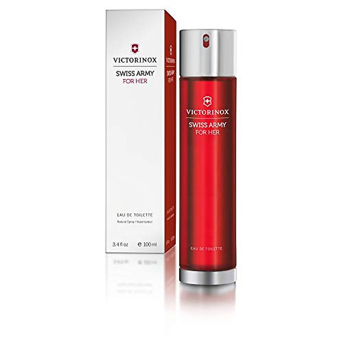Victorinox Swiss Army For Her Eau de Toilette Spray 3.4 Ounce