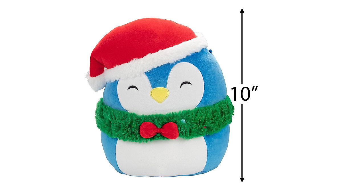 Squishmallows 10" Puff The Penguin Christmas Plush Toy