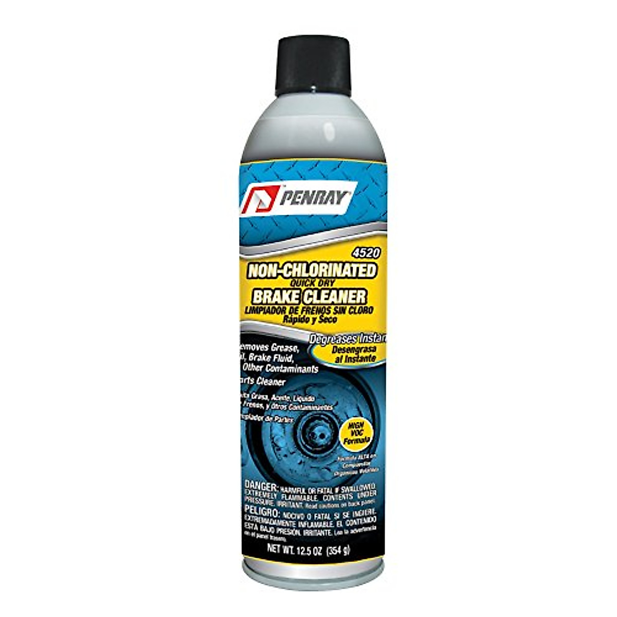 Penray 4520 Non-Chlorinated Quick Dry Brake Cleaner - 12.5-Ounce Aerosol Can