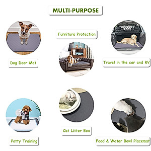 Wontee Guinea Pig Cage Liners Guinea Pig Bedding Washable Guinea Pig Pee Pads Waterproof Reusable for Guinea Pigs Ferrets Hamsters Rabbits (L: 35" x 28")