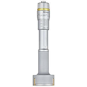 Mitutoyo 368-277 Holtest Vernier Inside Micrometer, Three-Point, 7-8" Range, 0.0002" Graduation, +/-0.00025" Accuracy