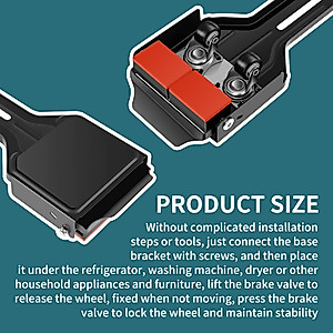 FALESOUL Appliance Rollers Heavy Duty, 4 Pack Extendable Kitchen Appliances Max 33 Inch, Mobile Washing Machine Base Easily Move Washing Machine,Furniture,Refrigerators,Wine cooler, Hold 1100 lb