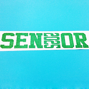 Senior Sash 2025 Green,10 Pack White Senior Cheer Sashes Class of 2025 Graduation Celebration Class Competition Sash Party Supplies