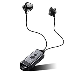 Waytronic Bluetooth Call Recording Headset Mobile Phone Call Recording Equipment Phone Call Recorder Earphones for iPhone and Android (Black)