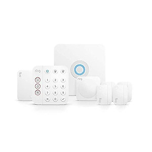 Certified Refurbished Ring Alarm 8-piece kit (2nd Gen) – home security system with optional 24/7 professional monitoring – Works with Alexa