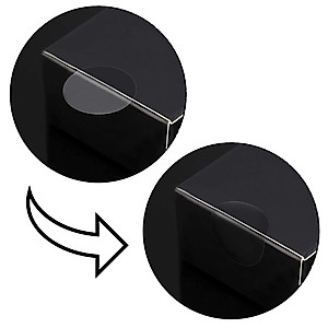 Everlasting Star 1 inch Clear Wafer Seals, 500pcs/Roll, Non-Perforated for Envelopes, Box, Gift Packaging (1 Inch)