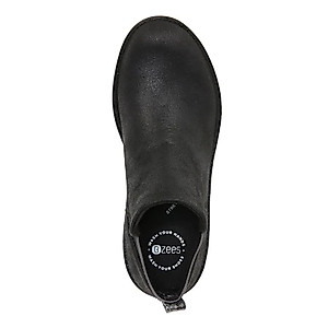 BZees Women's Boston Ankle Boot, Black, 8.5