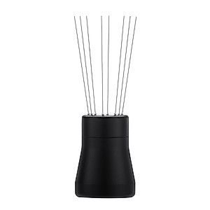 Normcore WDT Distribution Tool V2.1 with Stand - 0.23mm 8 Prong Espresso Distribution Tool - Magnetic Coffee Stirrer with 16 Extra Needles