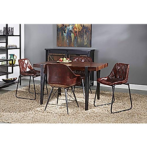 Coast to Coast Gunmetal Dining Table,48" W x 30" D x 30" H