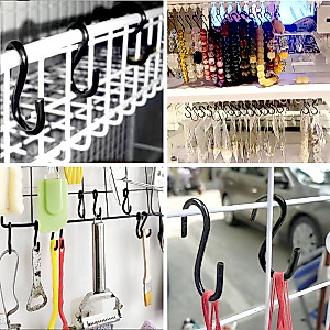 100 Pcs Mini S Hooks for Hanging, 1/2 Inch S Shaped Hooks, Ornament Hooks, S Hangers Hooks, S Hanging Hooks, Wire Hooks, Metal S Hooks for Crafts, Jewelry Keychain Necklaces