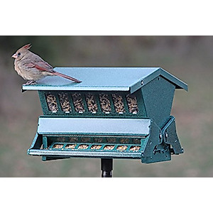 H-F Green Absolute II Two Sided Feeder With Windows