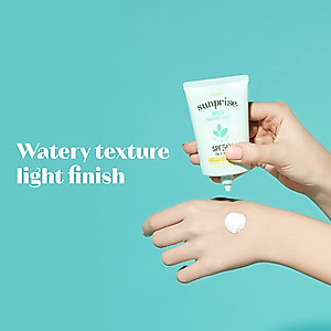 ETUDE Sunprise Mild Weightless Watery Light Texture SPF50+/PA+++ 1.7 fl. Oz (50ml) (21AD) | Light Moisturizing Sunblock for Sensitive Skin | Korean Skin Care