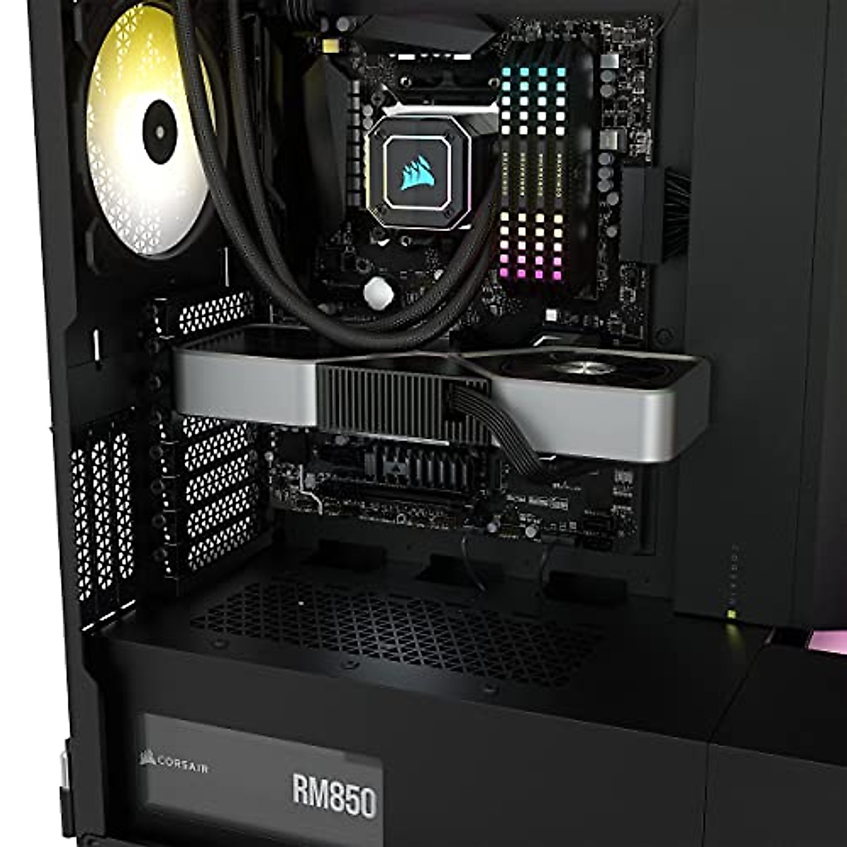 H170i ELITE CAPELLIX Liquid CPU Cooler - 33 Dynamic RGB LEDs - 140mm Fans - 420mm Radiator - COMMANDER CORE Smart Lighting Controller - CORSAIR iCUE Software Compatible - Zero RPM Fan