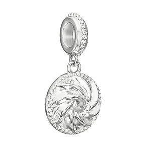 Authentic Chamilia Sterling Silver Charm "Patty Cakes Bundt Pan Charm" 2010-3248