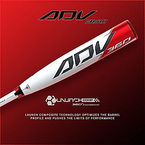 EASTON ADV 360 -10 USSSA Baseball Bat, 2 5/8 Barrel, 29/19, SL20ADV108