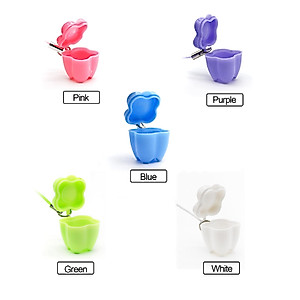 Angzhili Plastic Tooth Saver Necklaces Baby Tooth Boxes for Lost Teeth School Tooth Box for Kids (10pcs, Blue)