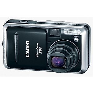 Canon Powershot S80 8MP Digital Camera with 3.6x Wide Angle Optical Zoom