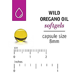 Teliaoils Wild Oregano Oil Softgels Capsules. High Carvacrol and Quality, 60 Softgels