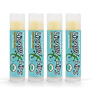 Lizard Lips USDA Certified Organic Lip Balm (Vanilla Mint)