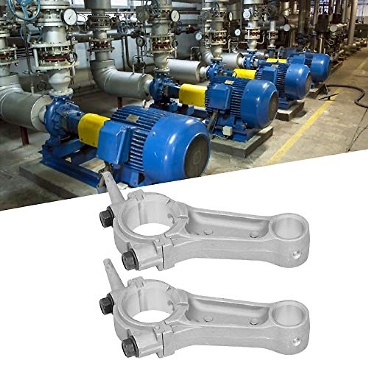 TOPINCN Crankshaft Connecting Rod Fit for 168F/GX160/GX200 22.5KW Gasoline Generator Replacement Parts 2PCS