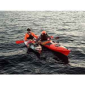 Wilderness Systems Tsunami 145 | Sit Inside Touring Kayak | Multiple Storage Options - Phase 3 Air Pro Seating | 14' 6" | Mango