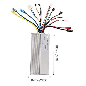 Vbestlife Front Wheel Electric Bicycle Conversion Motor Kit, 20 Inch 48V 1500W Electric Bike Front Drive Motor Wheel Kit with 35A Controller LC‑S866 Meter Shifter Assist Sensor