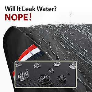 KylinLucky Stackable Patio Chairs Covers Waterproof 28W x 36D x 47H inches 1pack, Outdoor Furniture Covers Heavy Duty for 4-6 Stackable Dining Chairs