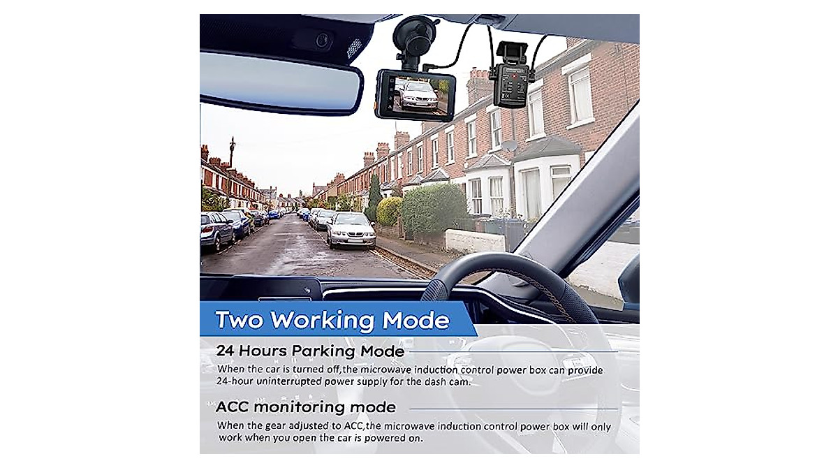 Plozoe USB C Dash Cam Hardwire Kit - 12V-24V Adapter