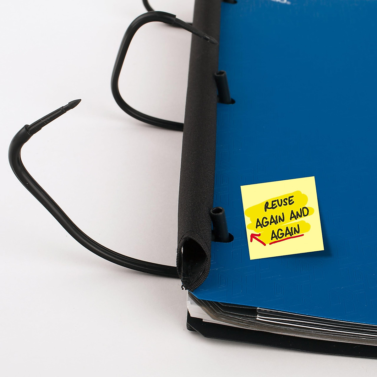 Five Star Flex Hybrid NoteBinder, 1 Inch Binder with Tabs, Notebook and 3-Ring Binder All-in-One, Blue (29328AD2)