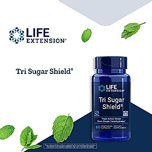 Life Extension Tri Sugar Shield, 60 Count