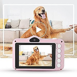 1080p Front Rear Dual Cameras Digital Camera for Kids Photography Video Durable Easy to Use Video Selfie Record Life Digital Camera Digital Action Camera Students Teens