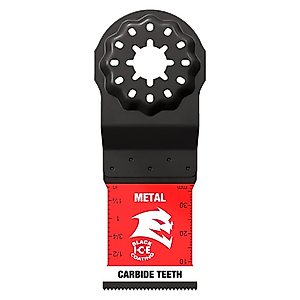 Diablo by Freud DOS125CF3 1-1/4 in. Starlock Carbide Oscillating Blades for Metal (3-Pack)