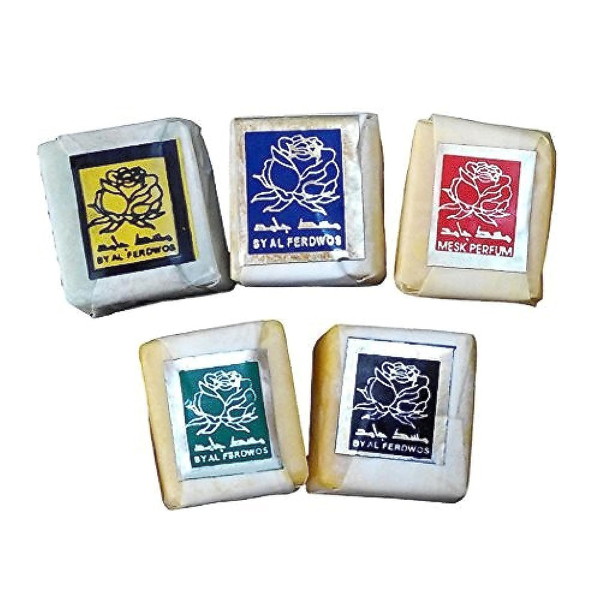 6 Scents Musk Jamid Natural Fragrance Solid Islamic Arabic Perfume Alcohol Free