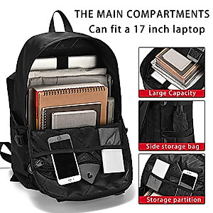 KUKUCAT School Backpack University High School Students Bookbag Waterproof Backpack Travel Laptop Backpack Men and Women