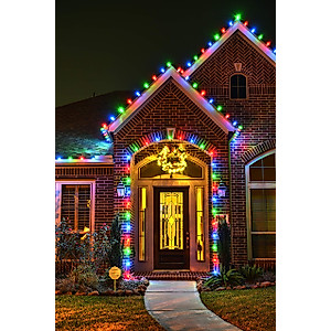 C9 LED Replacement Bulb by MIK Solutions (Pack of 25) LED Blue Replacement Christmas Light Bulbs Faceted Retrofit Candle Shape Commercial Grade E17 Socket Roof Lights Bulbs