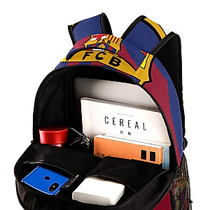 Color Flag Fo Barcelona Emblem Backpack Students Shoulder Bags Travel Bag College School Backpacks, Multi, 29.4x20x40cm/11.5x8x16 in, (sjb-004)