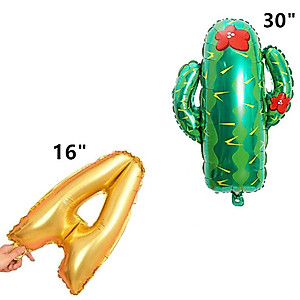 LaVenty 5 PCS Taco Bout Two Balloons Taco Bout Two Decoration Taco Twosday Decoration Taco Twosday Balloons for Cinco de Mayo Fiesta Decorations