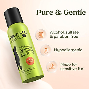 PAWFUME Grooming Dog Spray (Show Dog) + Dog Shampoo and Conditioner (Show Dog) + Dog Shampoo and Conditioner (Blue Ribbon)