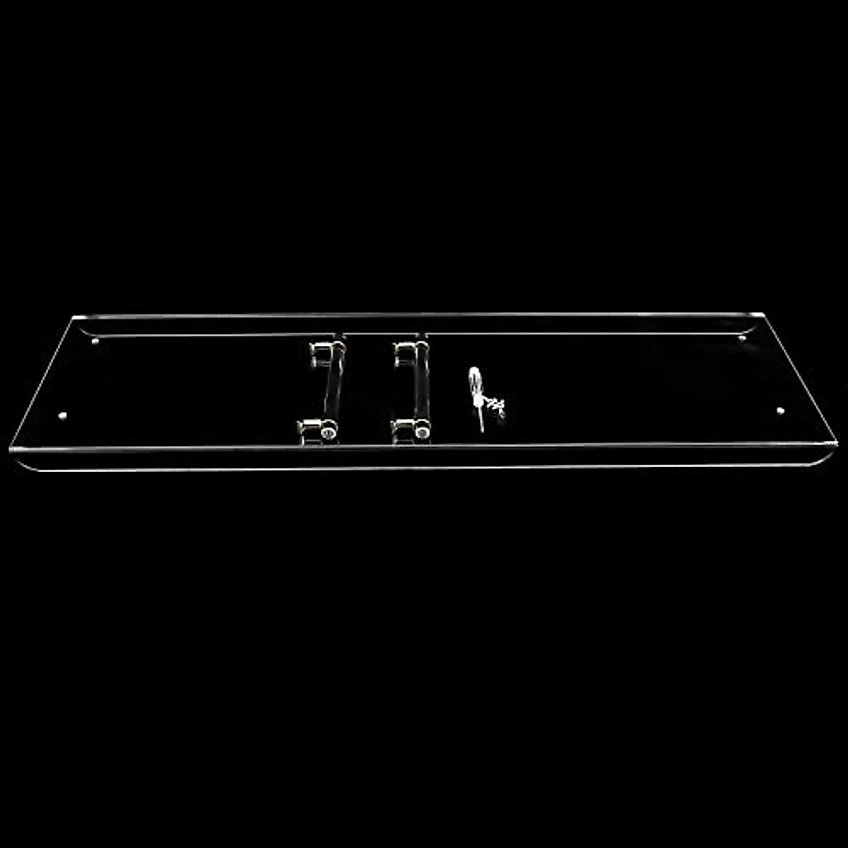 AKaSping 31" Bathtub Rack Clear Bathtub Tray Caddy Tub Shelf Spa Board with Handles Waterproof Bathroom Bathtub Table for Phone Candles Food Wine Glass