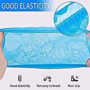 Disposable Shoe & Working Boot Covers Waterproof Durable Non-Slip Resistant Polypropylene for Offices Indoor Carpet Protection Universal Size by P&P Medical Surgical 100 (50 pairs)