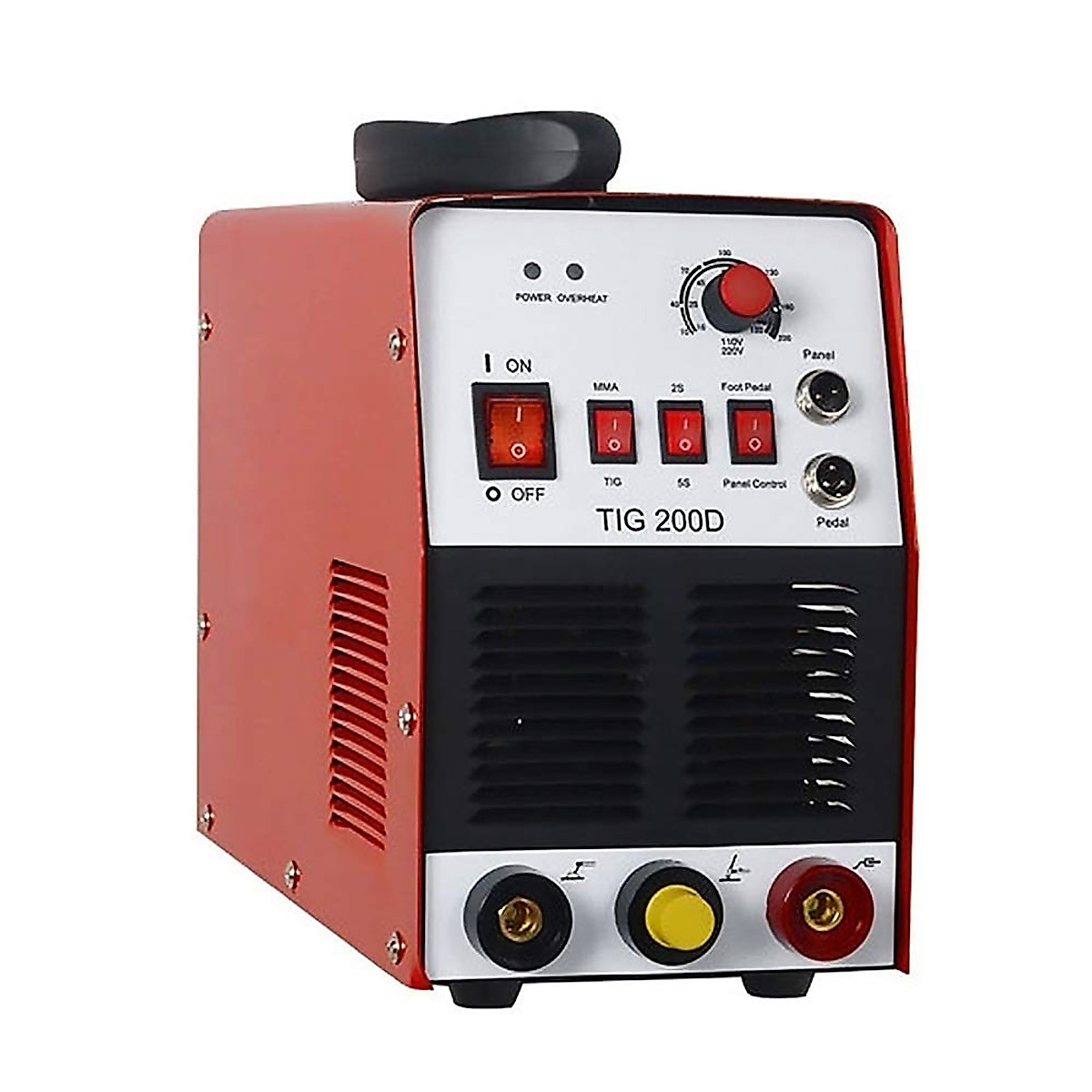 ATO 200Amp Stick Welder, DC Dual Voltage 110V/220V, DC Miller Welding Machine For Welding Stainless Steel, Mild Steel, Aluminum (1-phase(L,N,G))