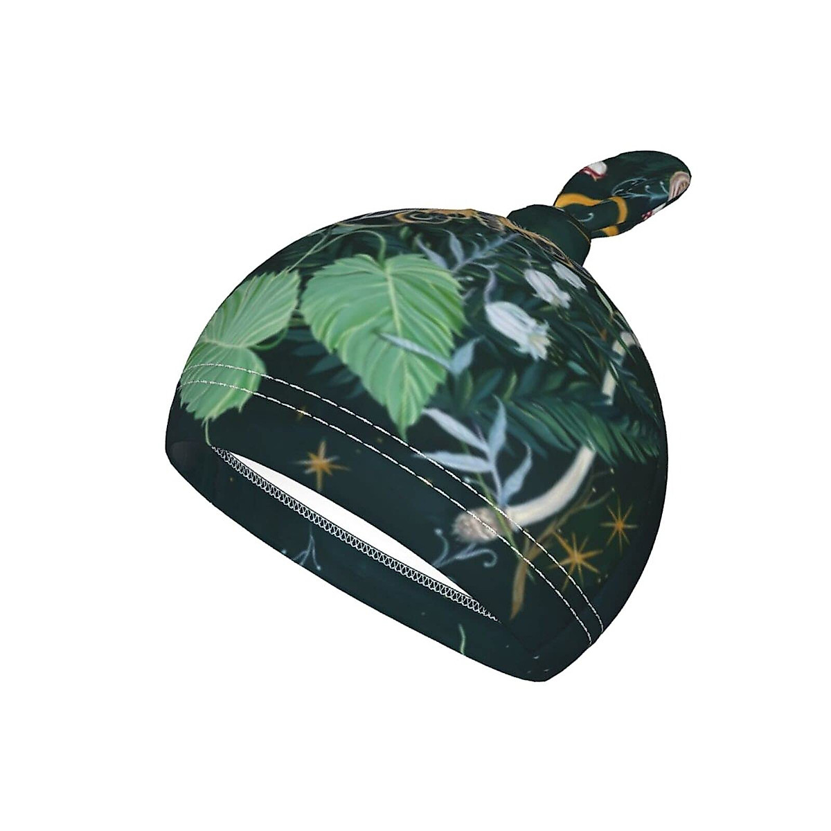 Belinyo Mushroom Newborn Swaddle Sleeping Bag Baby Receiving Blanket with Beanie Hat Infant Swaddle for Girls Boys, One Size