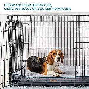 Bedsure Orthopedic Dog Bed for Extra Large Dogs - XL Memory Foam Dog Beds, 2-Layer Thick Pet Bed with Removable Washable Cover and Waterproof Lining (44x32x4 Inches), Grey