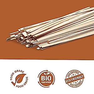 Wooden Coffee Stirrers, 1000 Pack of Disposable Stir Sticks, 5.5-Inch Wood Stir Sticks for Coffee & Cocktails, Wooden Beverage Mixer with Smooth Ends, Swizzle Drink Sticks
