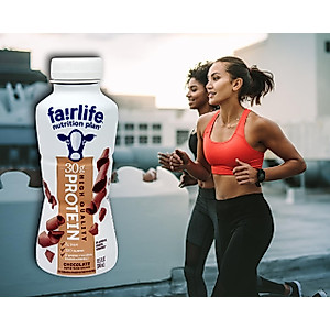 Niro Assortment| Fair life Protein Shakes, Pack Of 24 - Chocolate Fair life Shake And Fair life Vanilla Protein Shake Variety, 11.15 Oz Each - Premium Fair life Protein Shake With Niro Beverage Sleeve