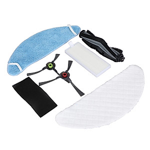 TOPINCN Sweeper Accessories Kit for Yeedi K650 Vacuum Cleaner, Washable Mop Mop Rolling Brush Side Brush Filter Screen Set Vacuum Cleaner Replacement Parts