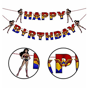 Seyal® W Woman Happy Birthday Banner