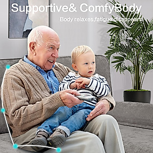 TEKAMON 82.7" Sectional Sofa Couch with Chaise, 3 Seats L Shape Reversible Sofa, Comfy Modern Chenille Fabric Convertible Couch for Living Room, Apartment, Small Spaces with Removable Covers, Grey